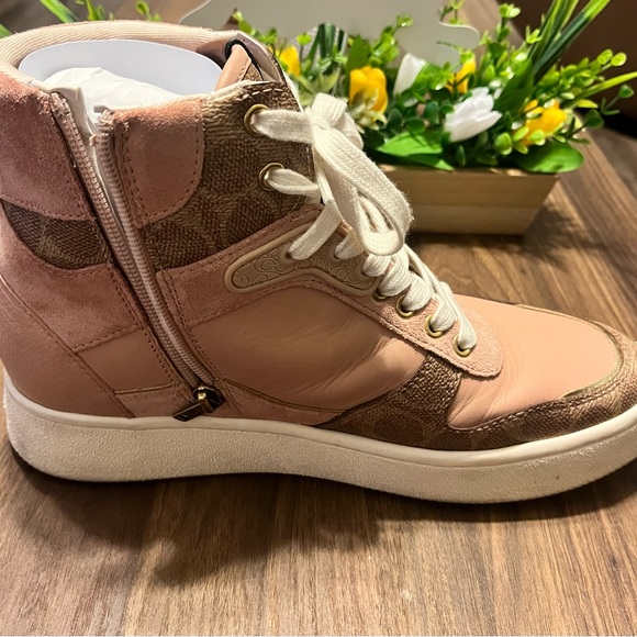 Coach | Shoes | Coach High Top Sneakers | Poshmark